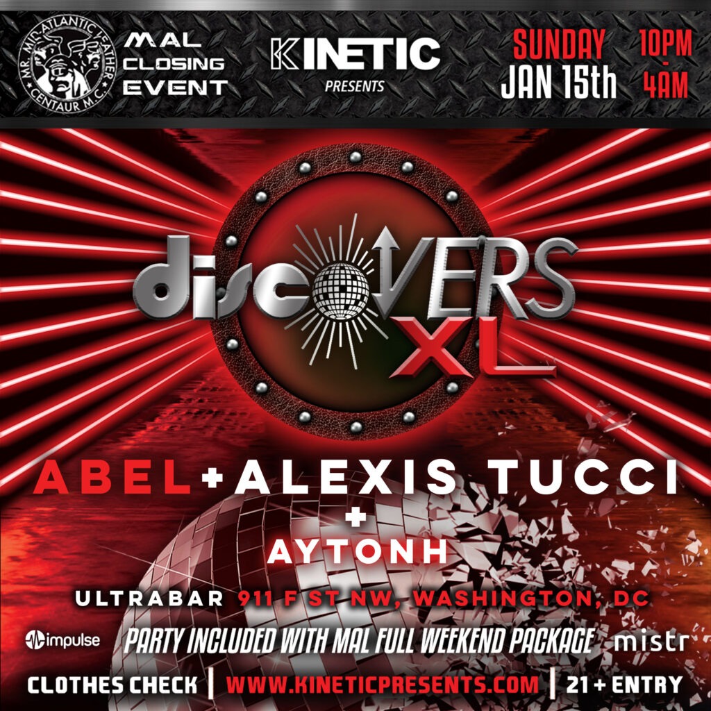 discoVERS XL with DJs Abel and Alexis Tucci - KINETIC Presents