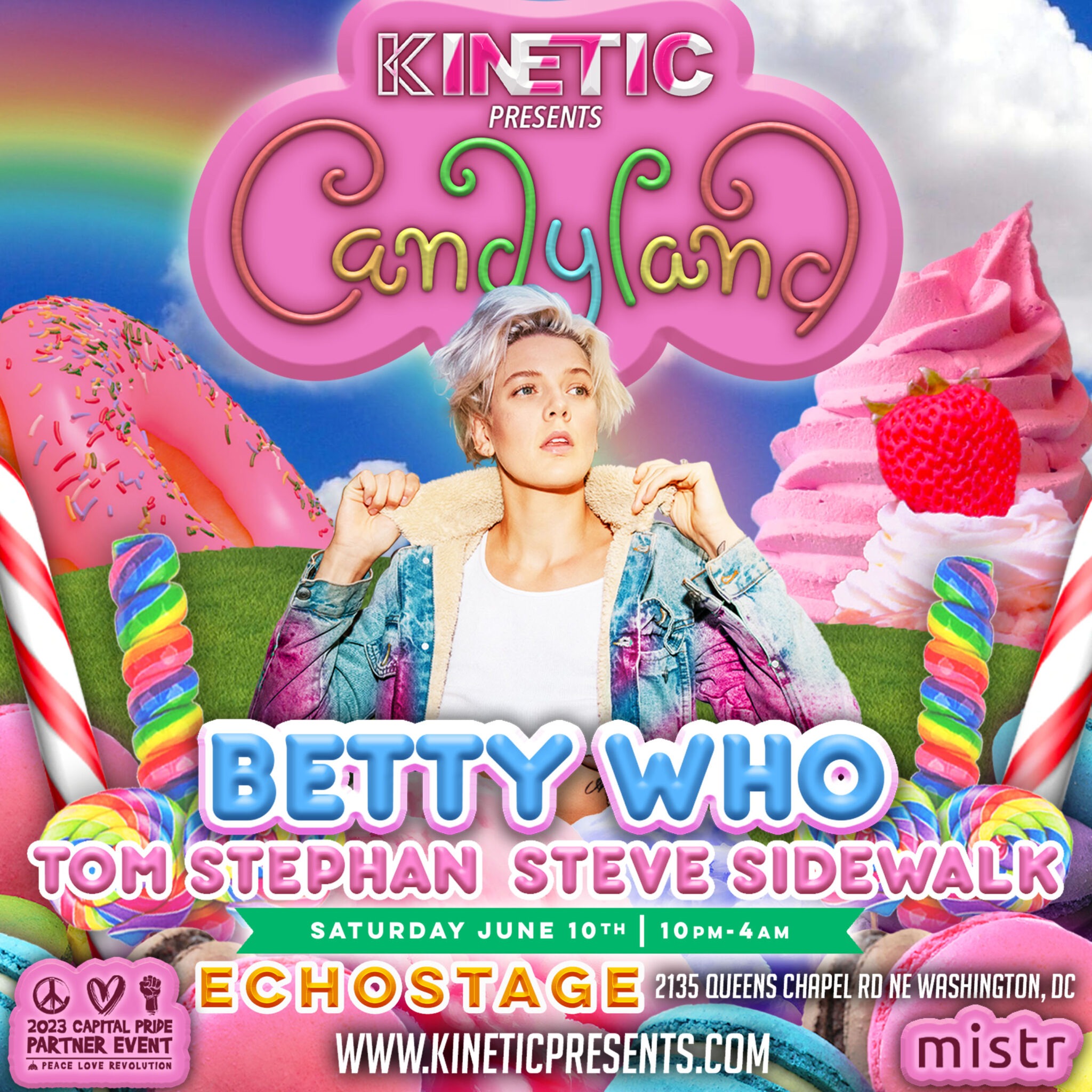KINETIC: Candyland MAIN EVENT featuring BETTY WHO - KINETIC Presents