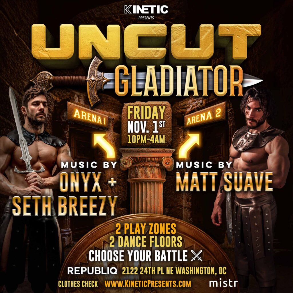UNCUT: Gladiator with DJs Seth Breezy, Matt Suave, & Onyx - KINETIC ...