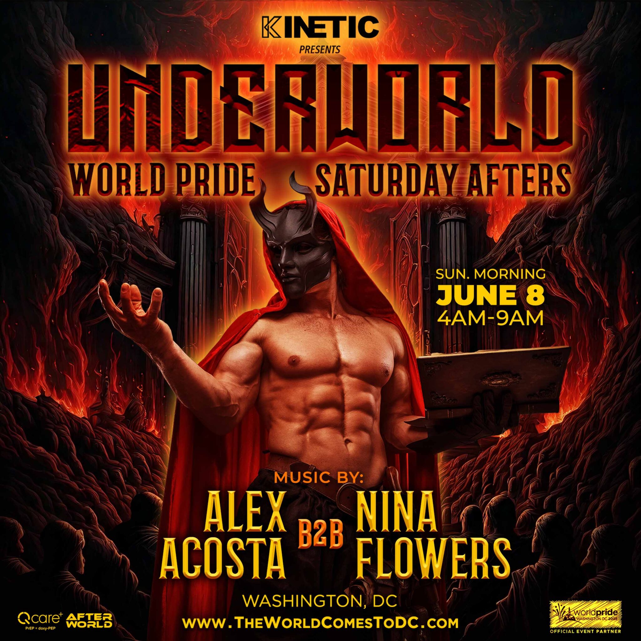 Underworld: World Pride Saturday Afters with Alex Acosta B2B Nina ...